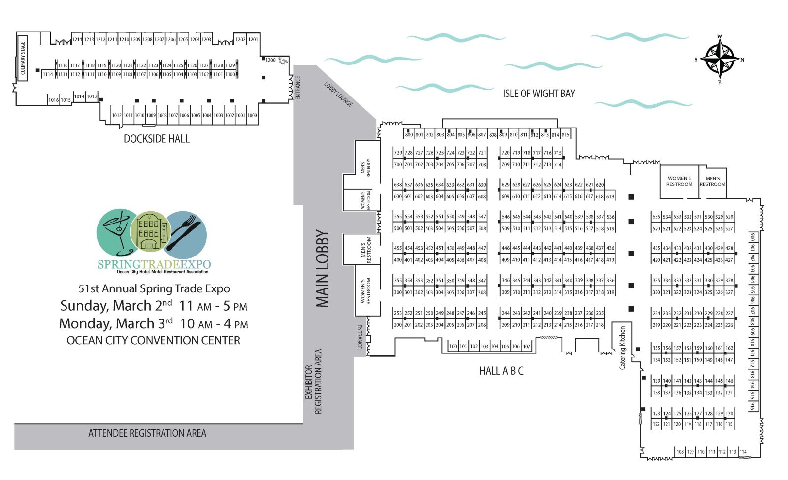 Floor Plan | Ocean City Maryland Spring Trade Expo