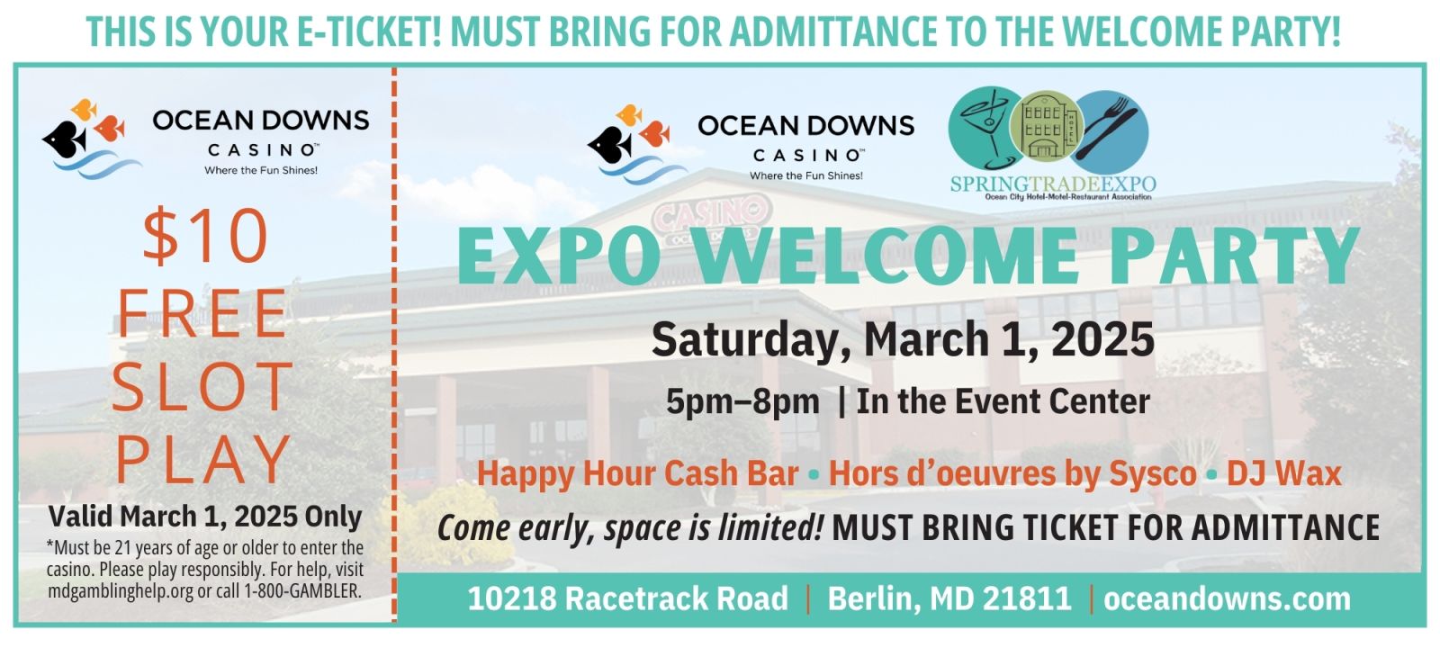 Daily Schedule | Ocean City Maryland Spring Trade Expo